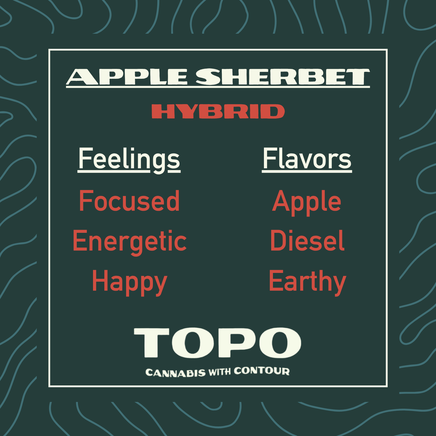 Apple Sherbet THCa Hemp Flower – Topo